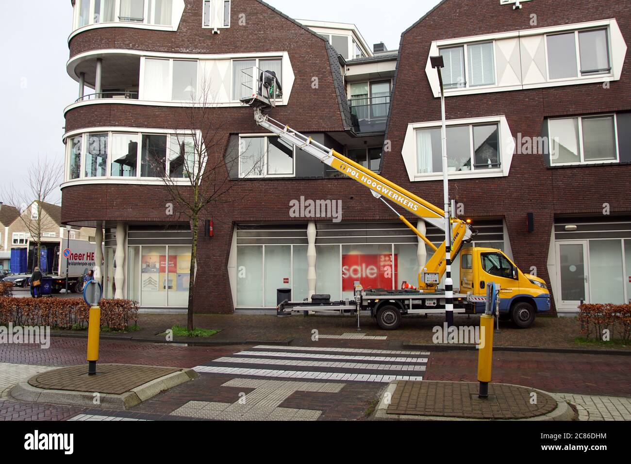 Telescopic boom lift hi-res stock photography and images - Alamy