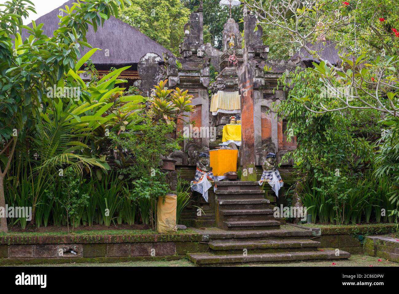 Traditional garden at Ubud Stock Photo - Alamy