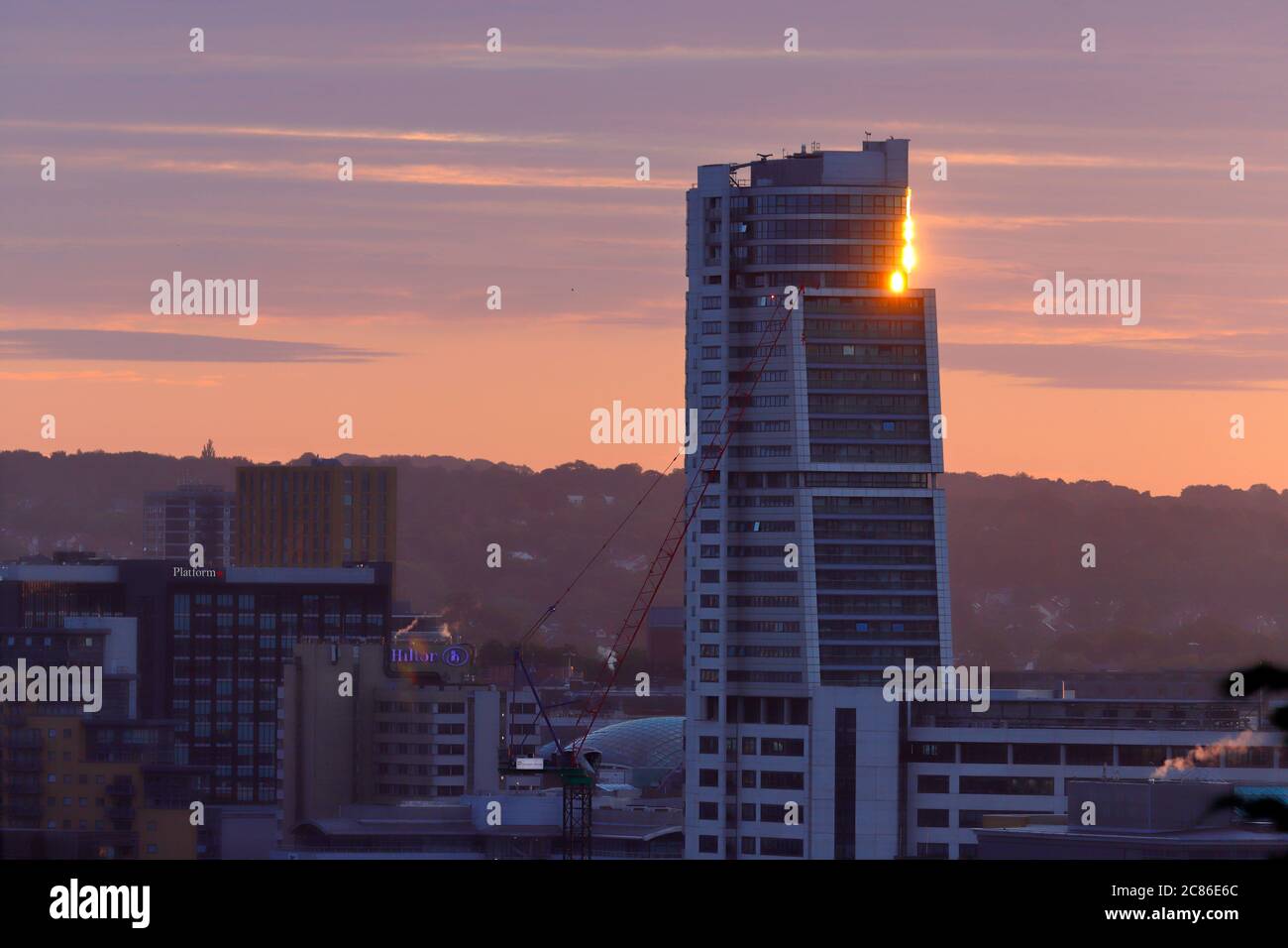 Silver clad building in leeds hi-res stock photography and images - Alamy