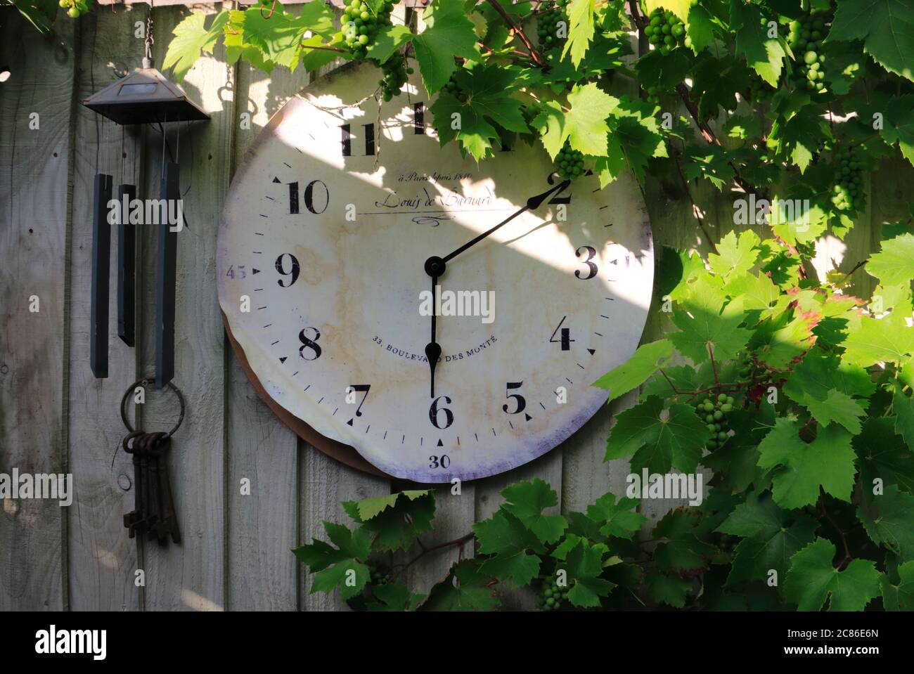 A rustic english garden in summertime Stock Photo - Alamy