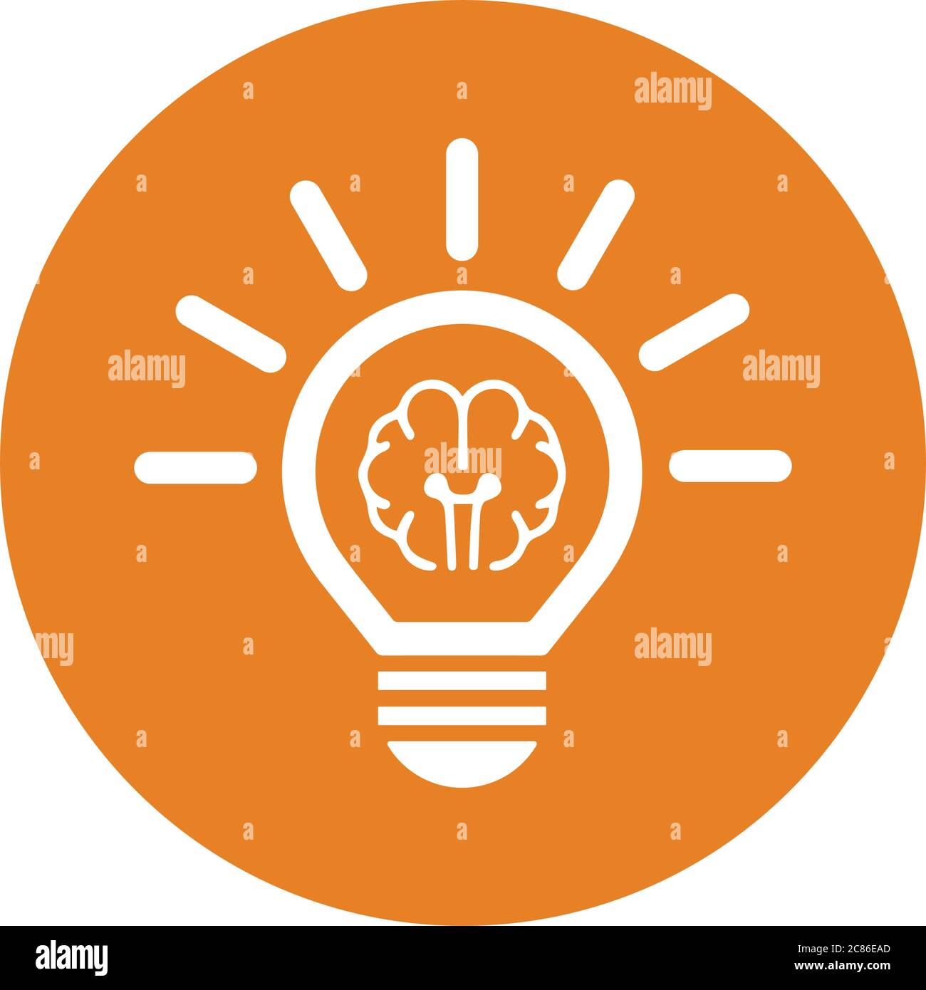 Creative, Smart Ideas Icon. Perfect use for print media, web, stock ...