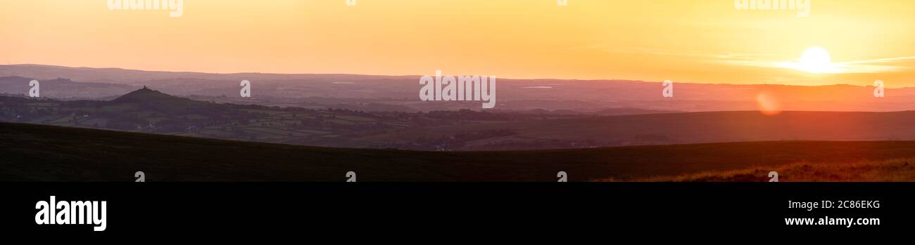 Dartmoor Sunrise Brentor Church High Resolution Stock Photography and ...