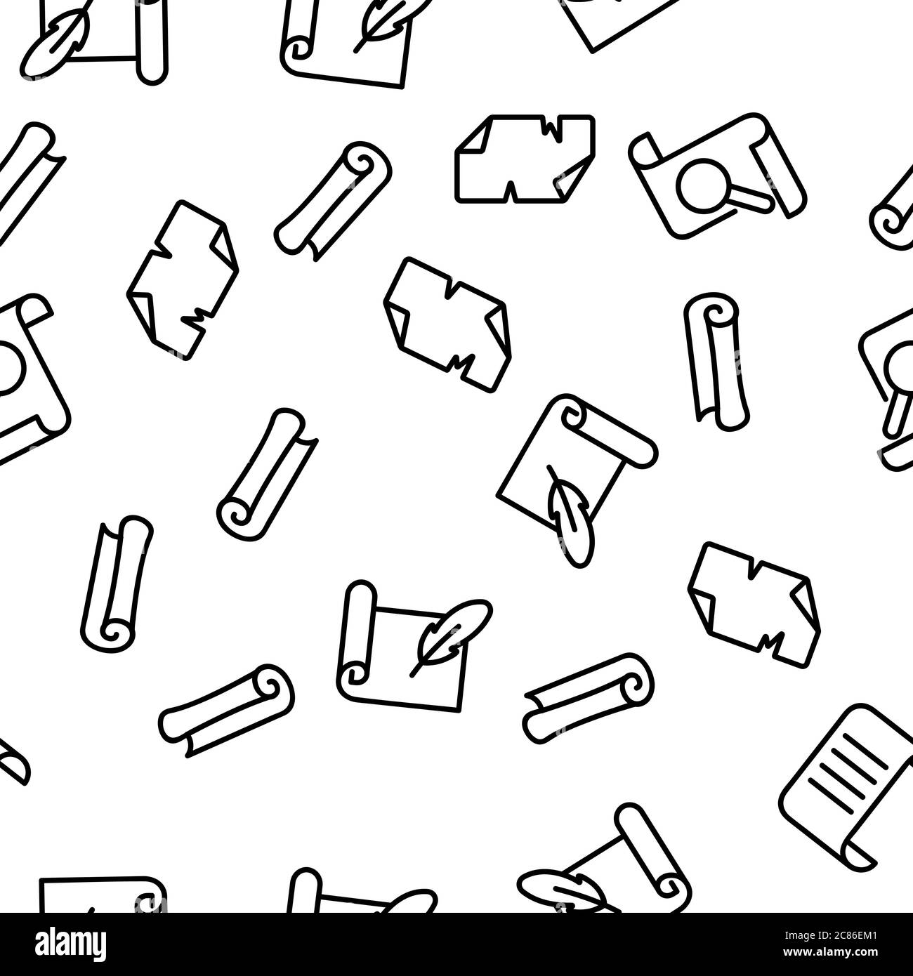 Parchment Vector Seamless Pattern Stock Vector Image & Art - Alamy