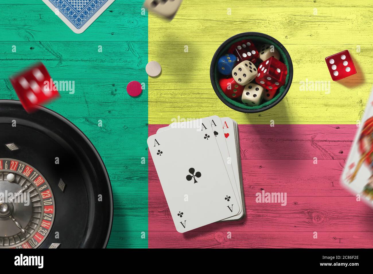 Round flag of benin hi-res stock photography and images - Alamy