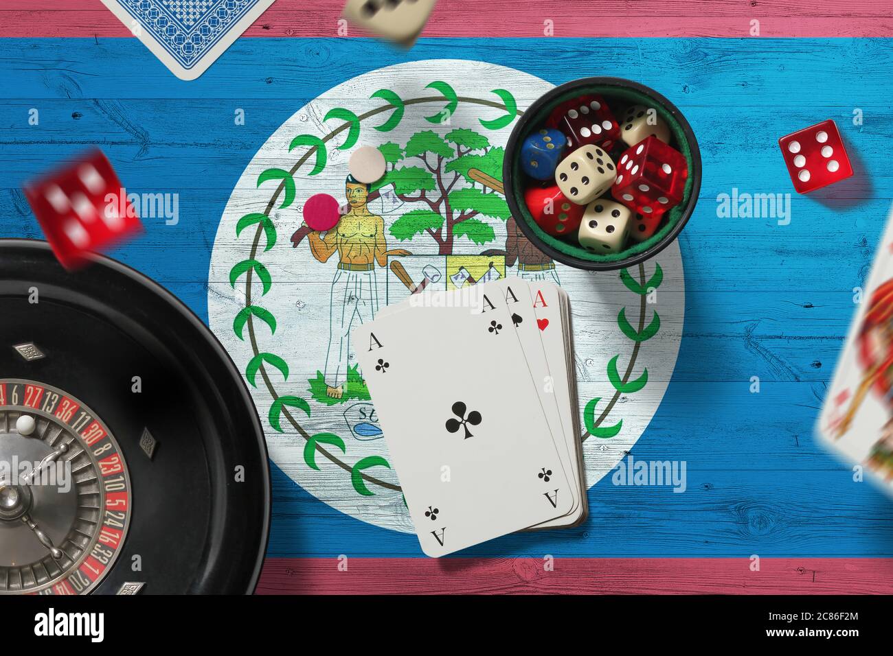 Round flag of belize hi-res stock photography and images - Alamy