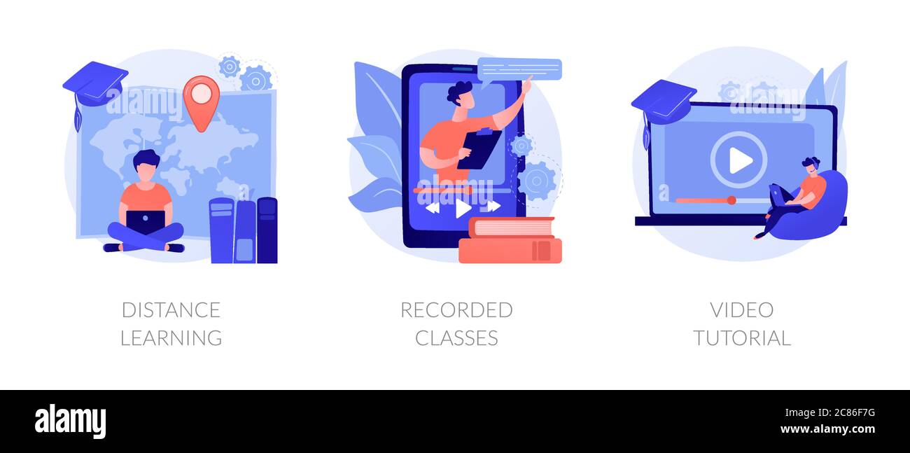 Off-campus learning vector concept metaphors Stock Vector Image & Art ...