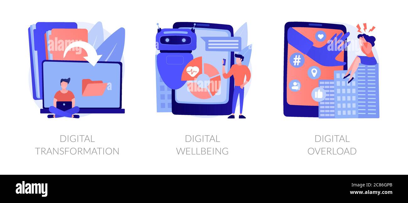 Digitalization business Stock Vector Images - Alamy