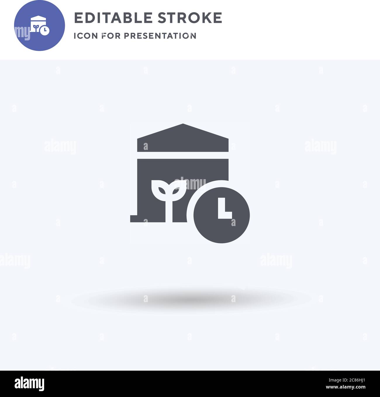 Greenhouse icon vector, filled flat sign, solid pictogram isolated on ...