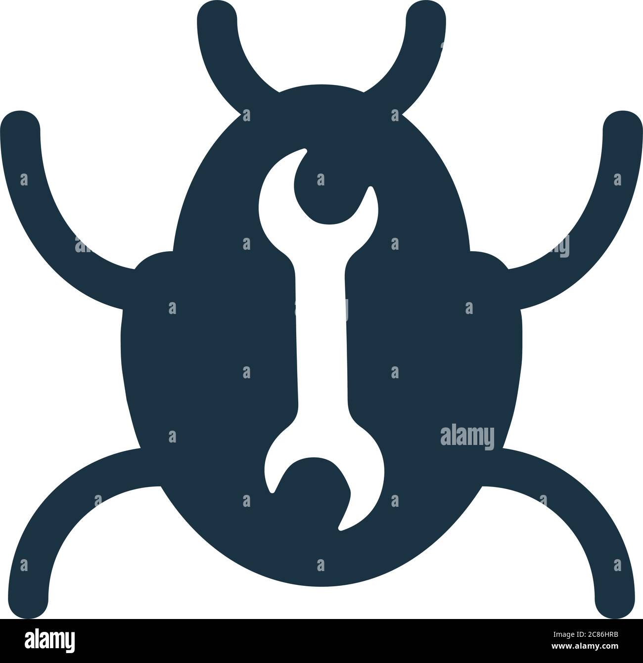 Bug Fixing icon. Beautiful design and fully editable vector for ...