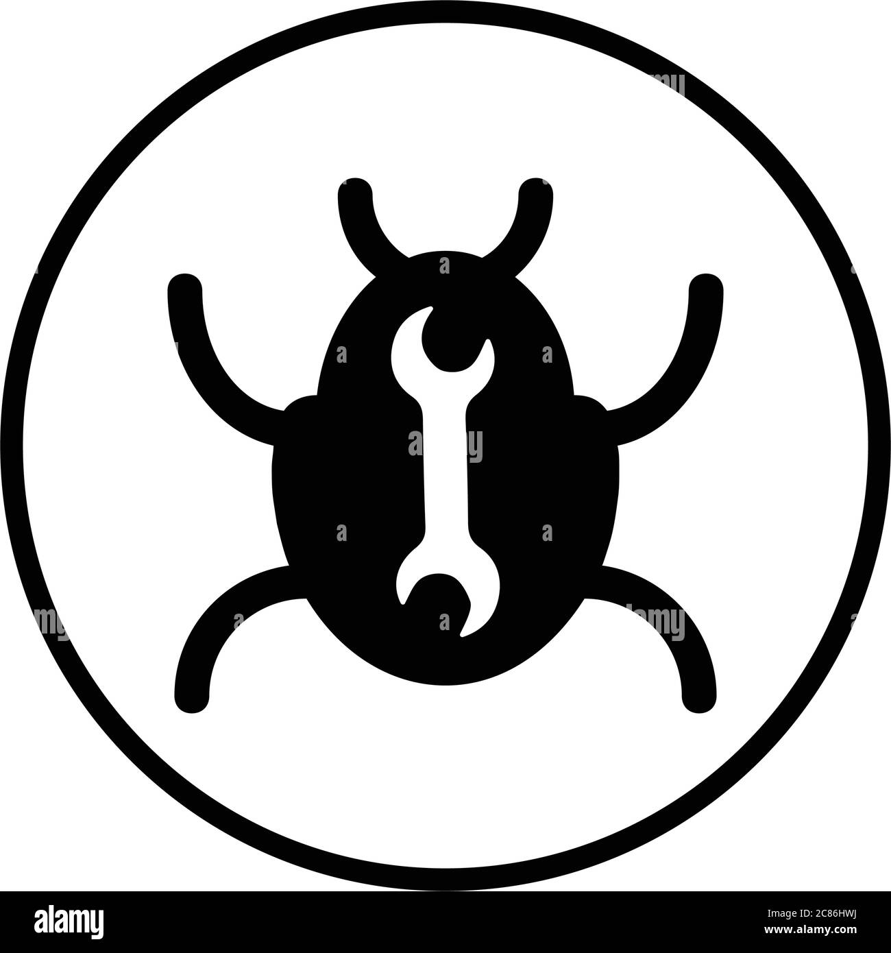 Bug Fixing icon. Beautiful design and fully editable vector for ...