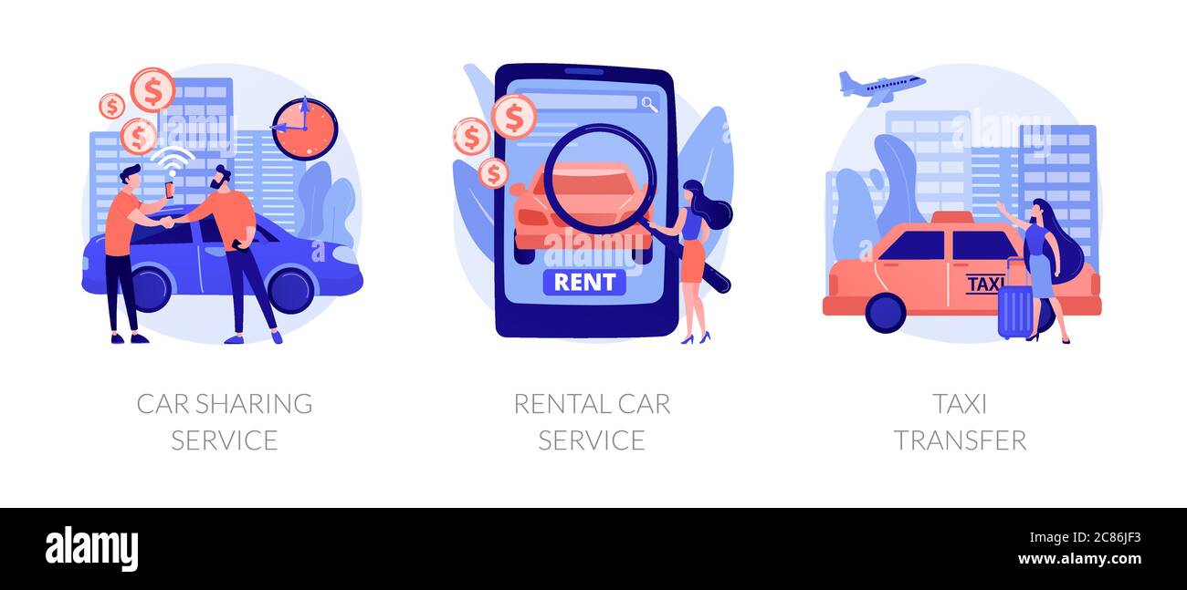 Urban mobility service Stock Vector Images - Alamy