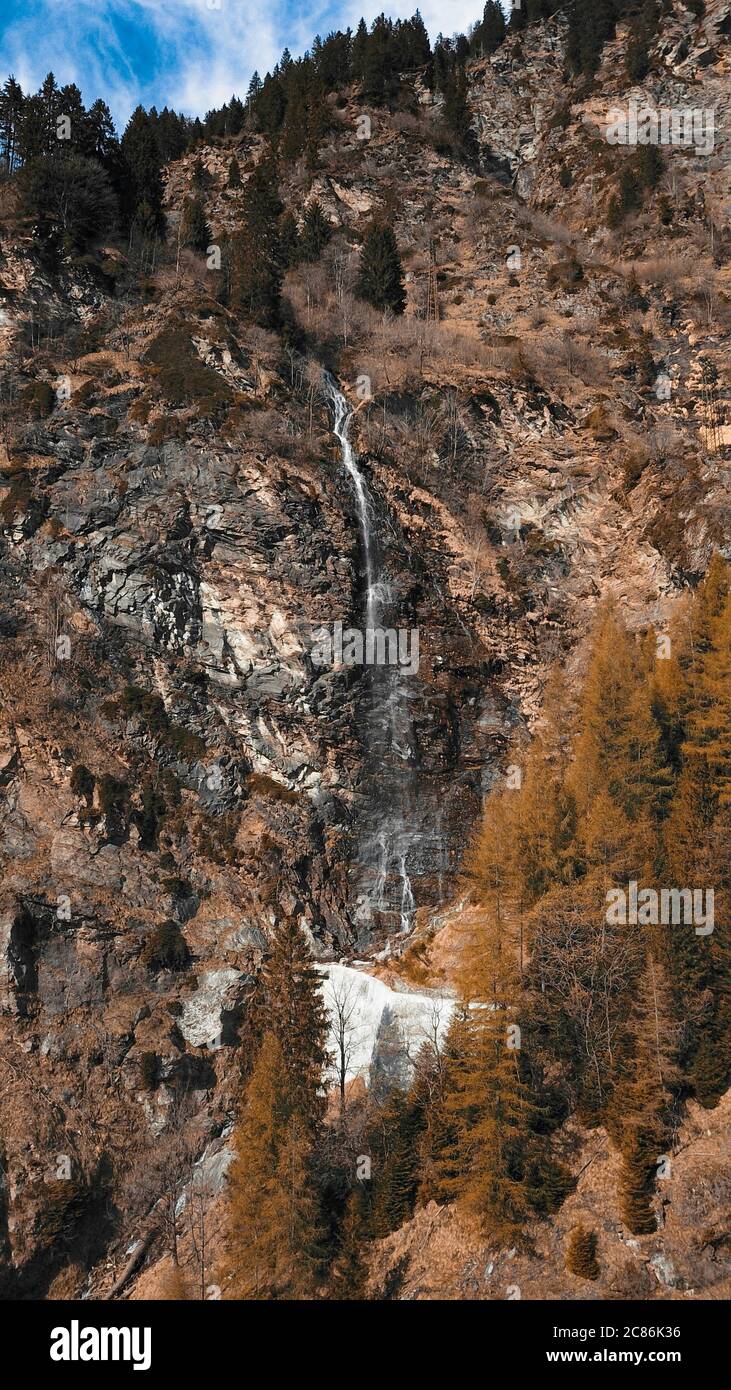 Panorama - Valle Spluga Stock Photo - Alamy