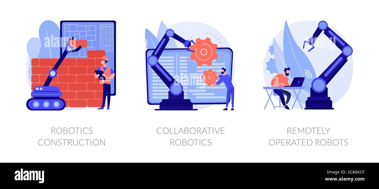 Modern robotic systems vector concept metaphors Stock Vector Image ...
