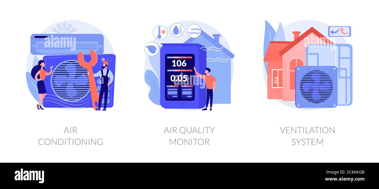 Indoor air quality Stock Vector Images - Alamy
