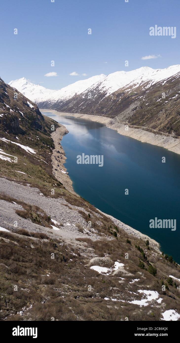 The Dam - Val di Lei Stock Photo - Alamy