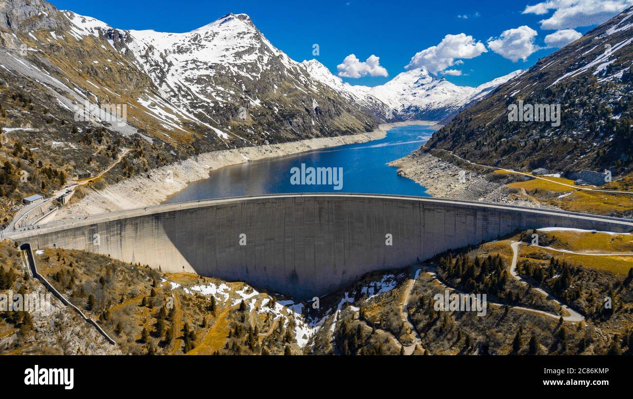 The Dam - Val di Lei Stock Photo - Alamy