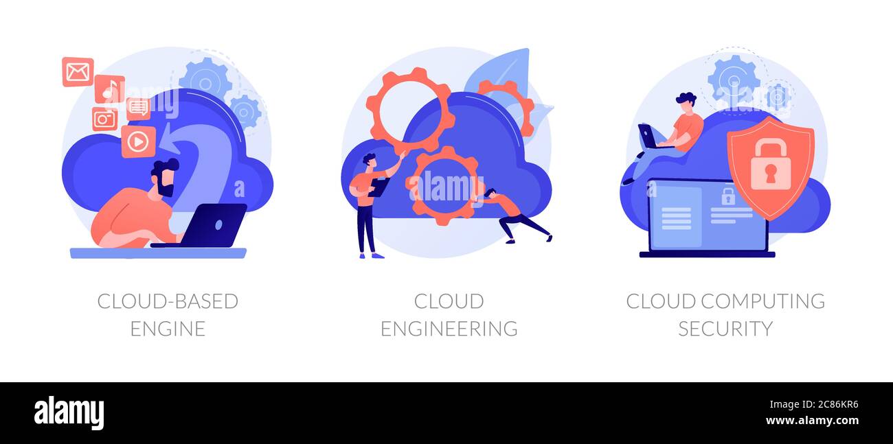 Cloud engineering services vector concept metaphors Stock Vector Image ...