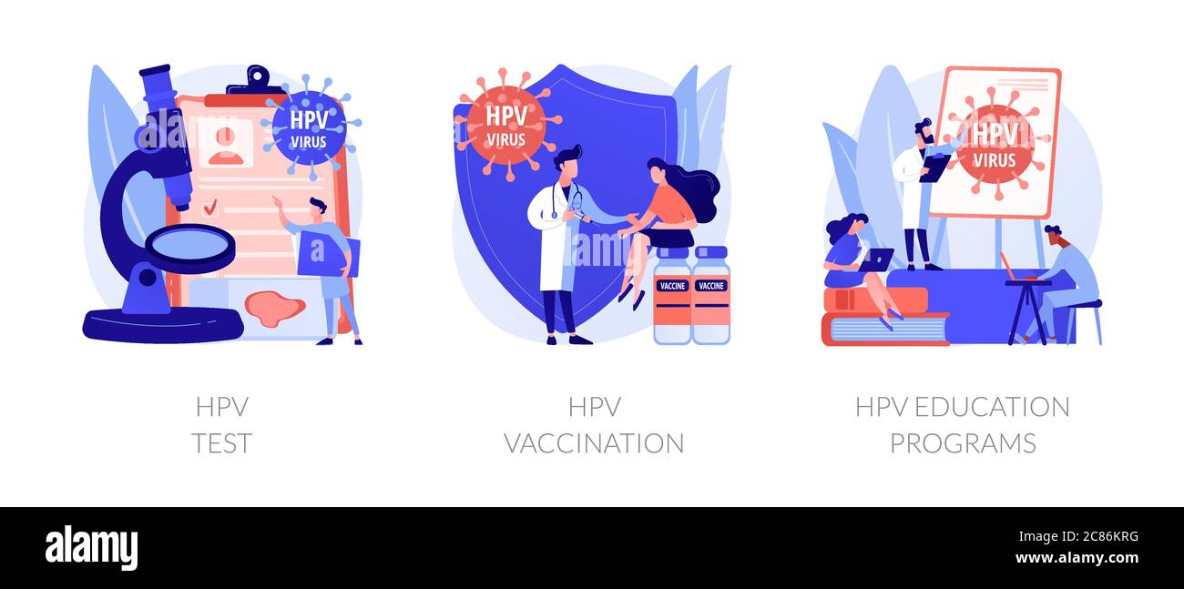 HPV prevention vector concept metaphors Stock Vector Image & Art - Alamy