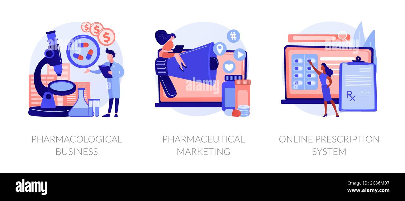 Pharmacological service vector concept metaphors Stock Vector Image ...