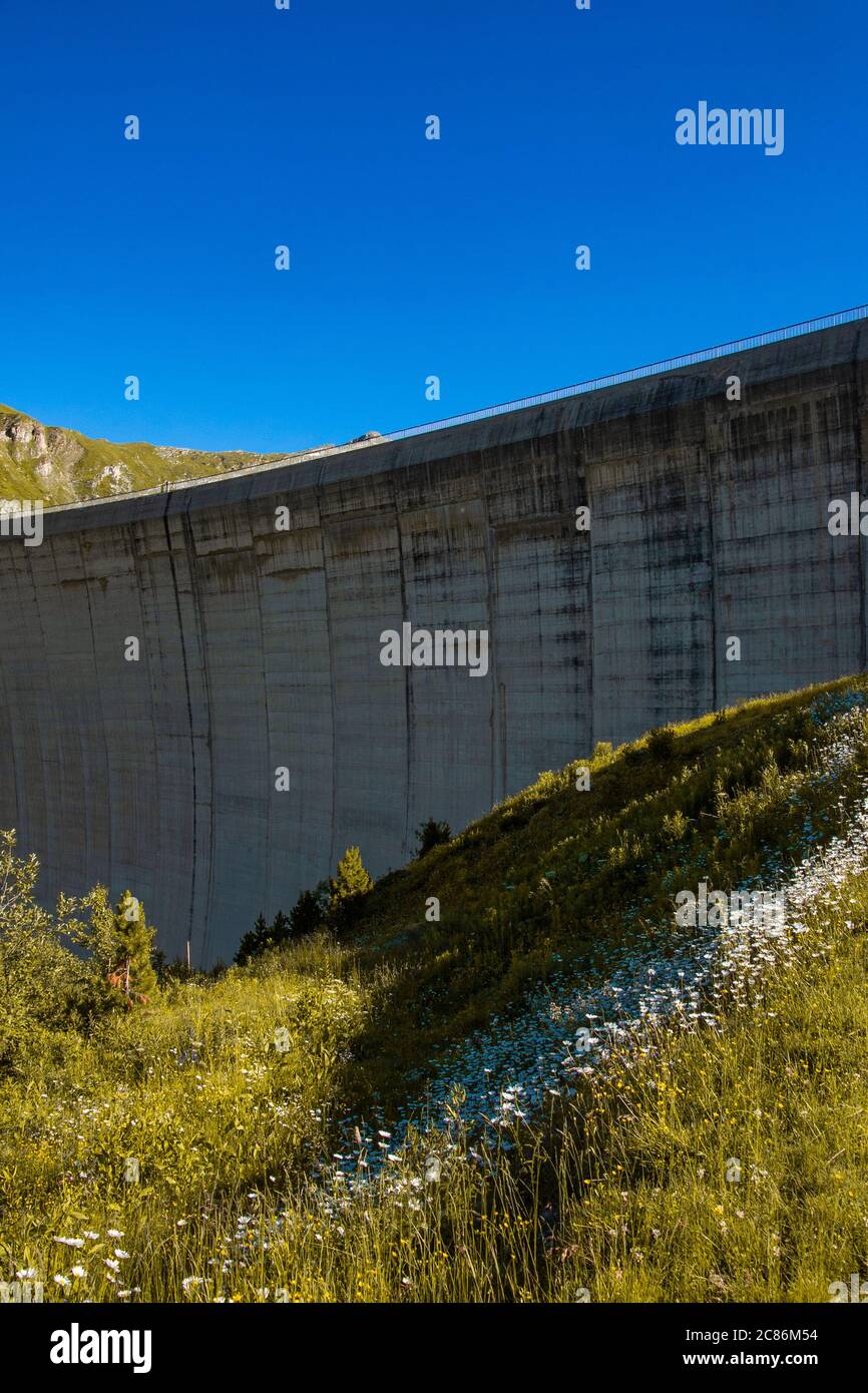 The Dam - Val di Lei Stock Photo - Alamy