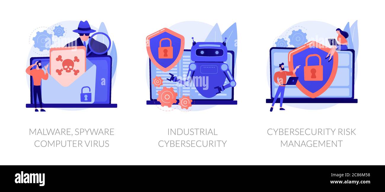 Cybersecurity Awareness Vector Concept Metaphors Stock Vector Image And Art Alamy