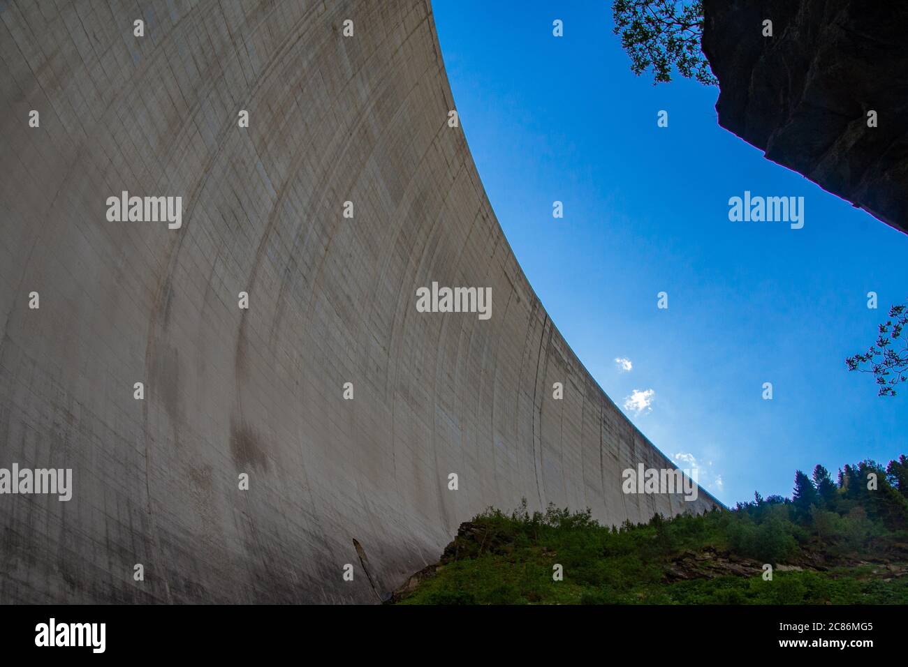 The Dam - Val di Lei Stock Photo - Alamy