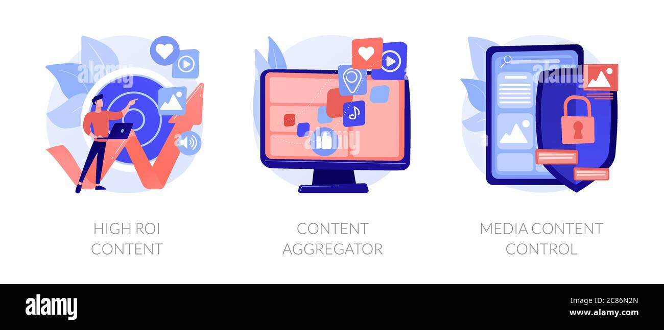 Media content production vector concept metaphors Stock Vector Image ...