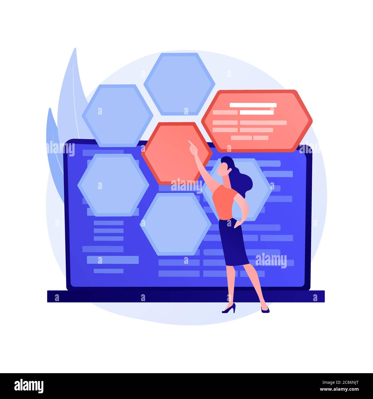 Web Development And Coding Vector Concept Metaphor Stock Vector Image