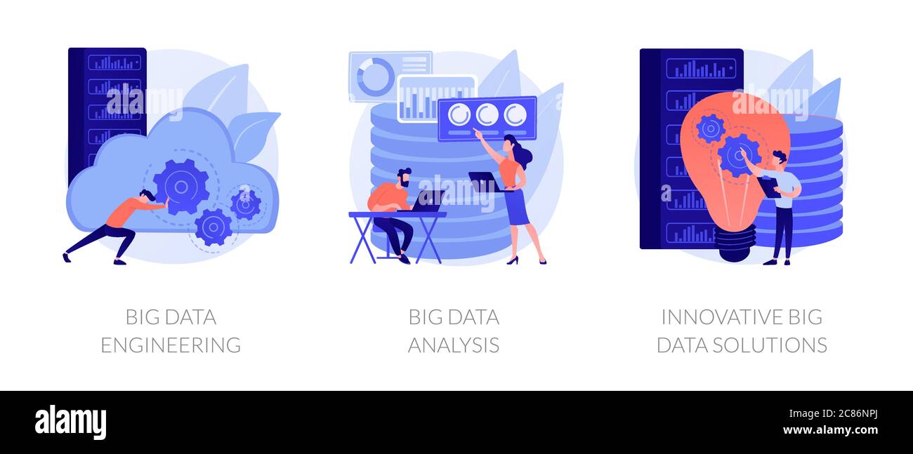 Big data vector concept metaphors Stock Vector Image & Art - Alamy