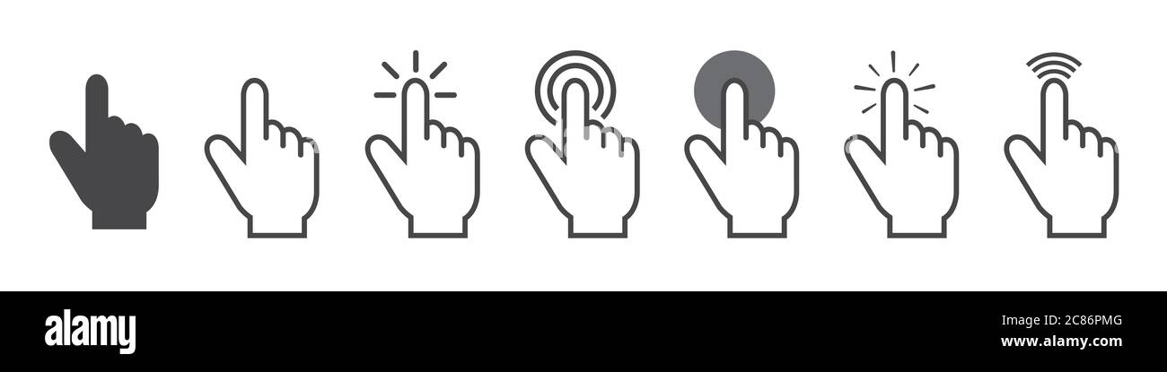 Cursor vector vector vectors hi-res stock photography and images - Alamy