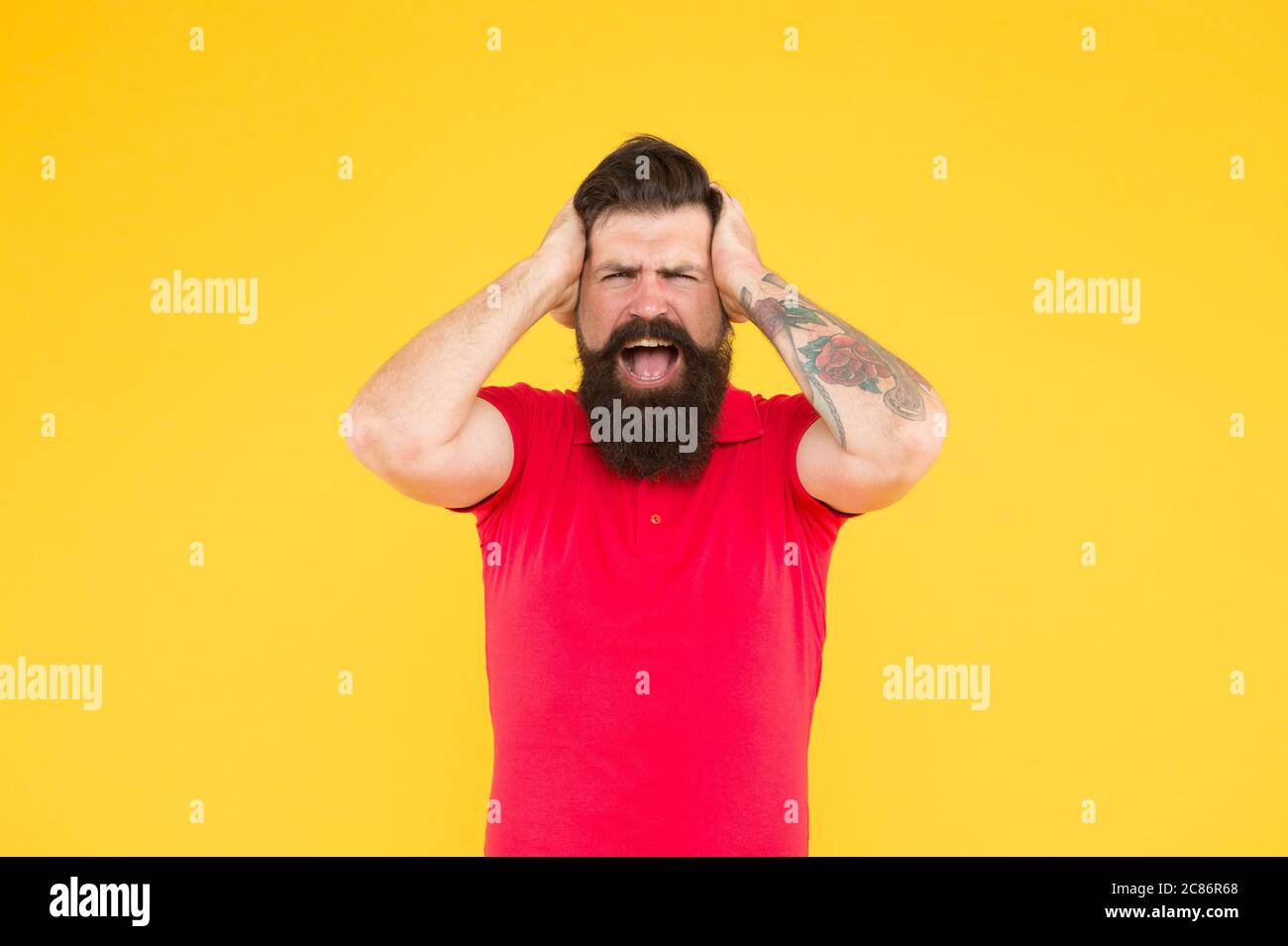 Oh no. Losing concept. Failure. Disappointed guy. Inner energy. Lost ...