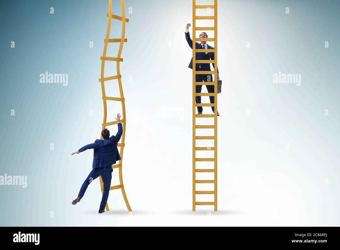 Career competition in the business environment Stock Photo - Alamy