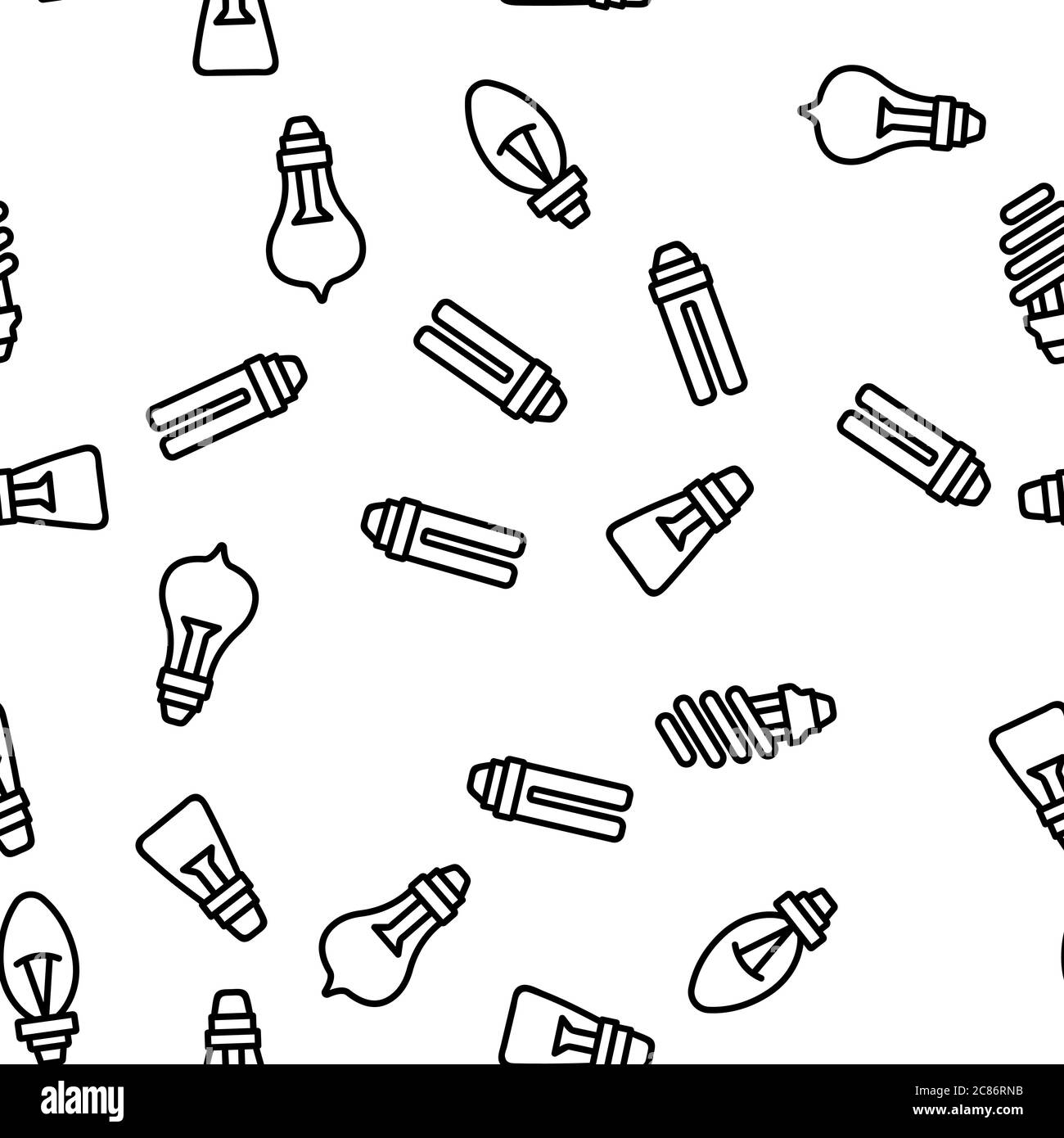 Light Bulb Vector Seamless Pattern Stock Vector Image & Art - Alamy