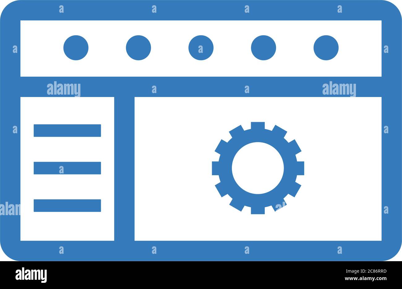 Website optimization icon. Use for commercial, print media, web or any ...