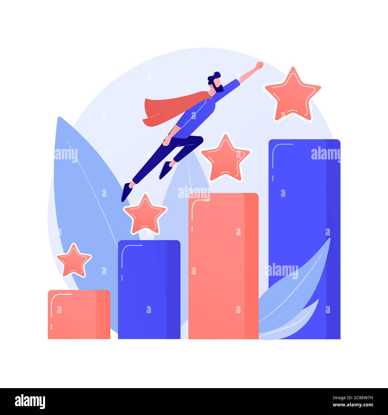 Leadership and job promotion vector concept metaphor Stock Vector Image ...