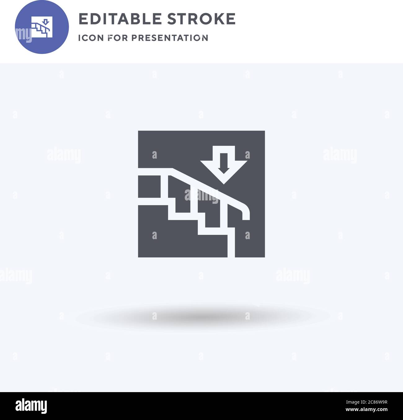 Handrail icon vector, filled flat sign, solid pictogram isolated on ... Handrail icon vector, filled flat sign, solid pictogram isolated on ...