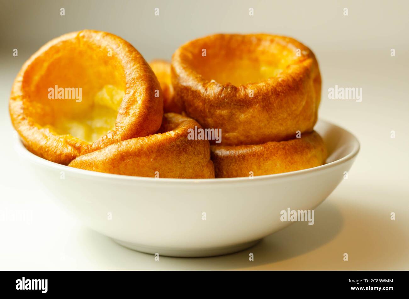 Traditional English Yorkshire pudding, wonderfully crisp and golden ...