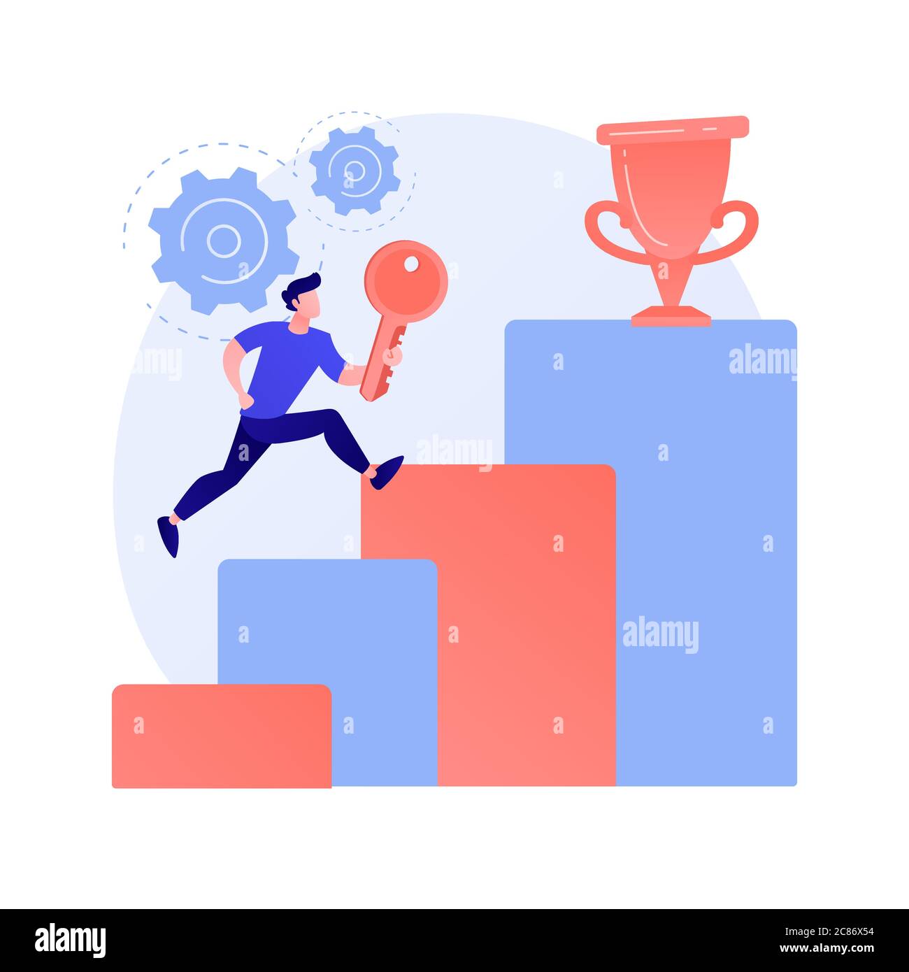 Key to success vector concept metaphor Stock Vector Image & Art - Alamy
