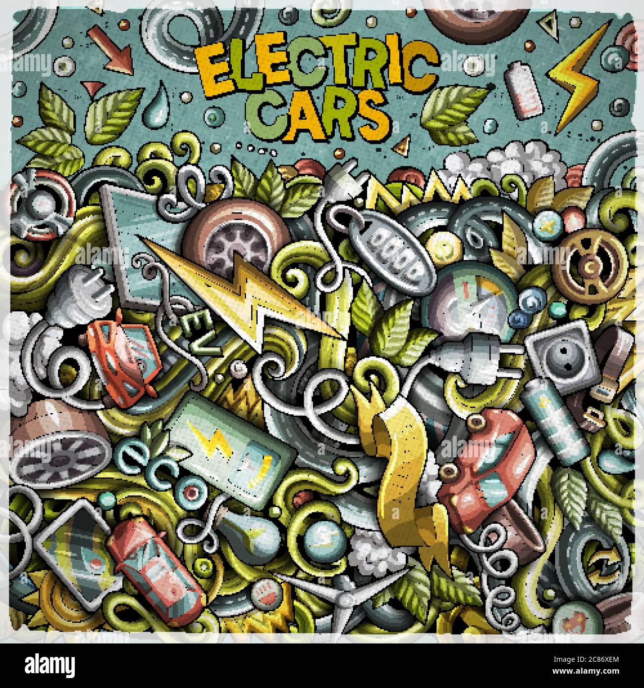 Tesla electric motor Stock Vector Images - Alamy