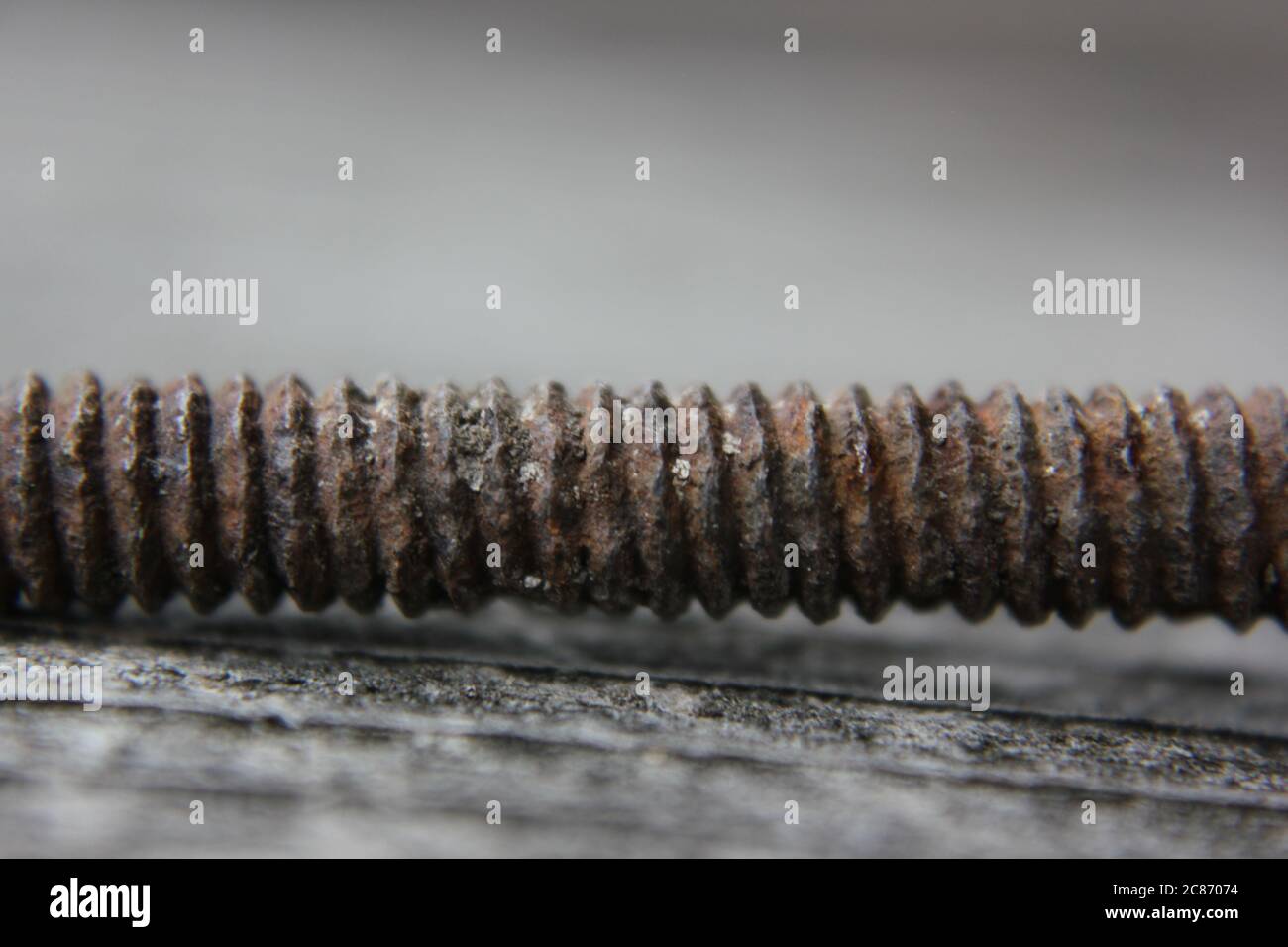 A very rusty and well worn construction screw Stock Photo - Alamy