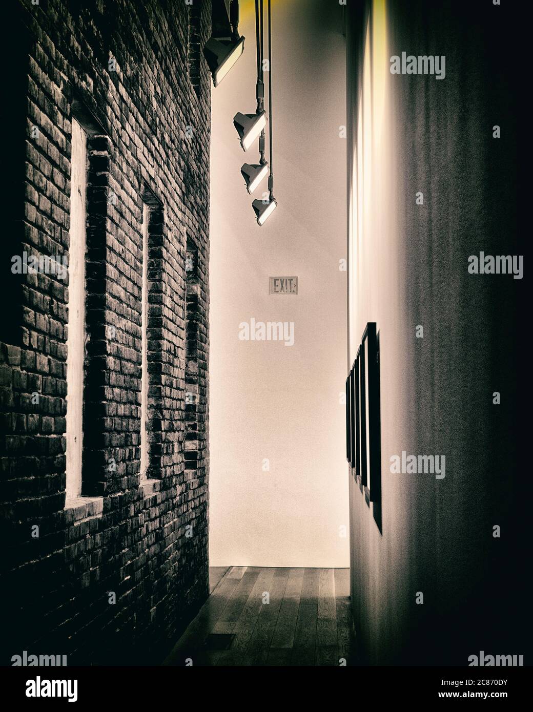 Art Gallery Corridor Stock Photo - Alamy