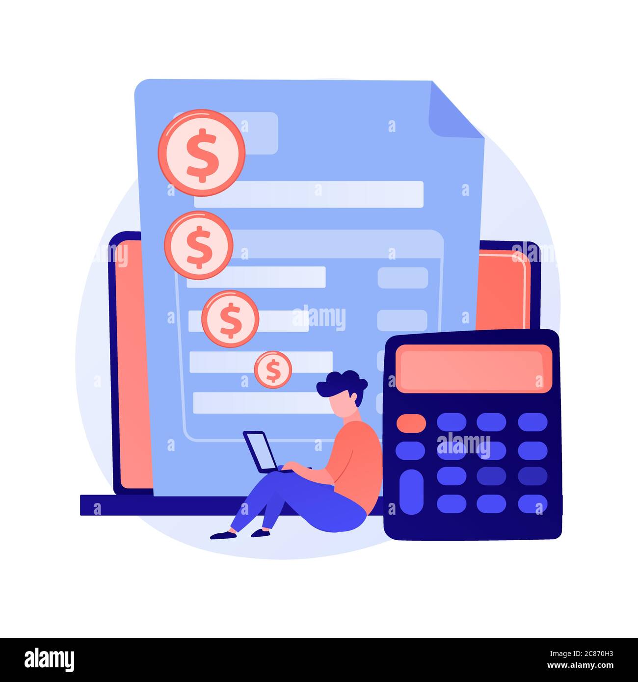 Worker paying Stock Vector Images - Alamy