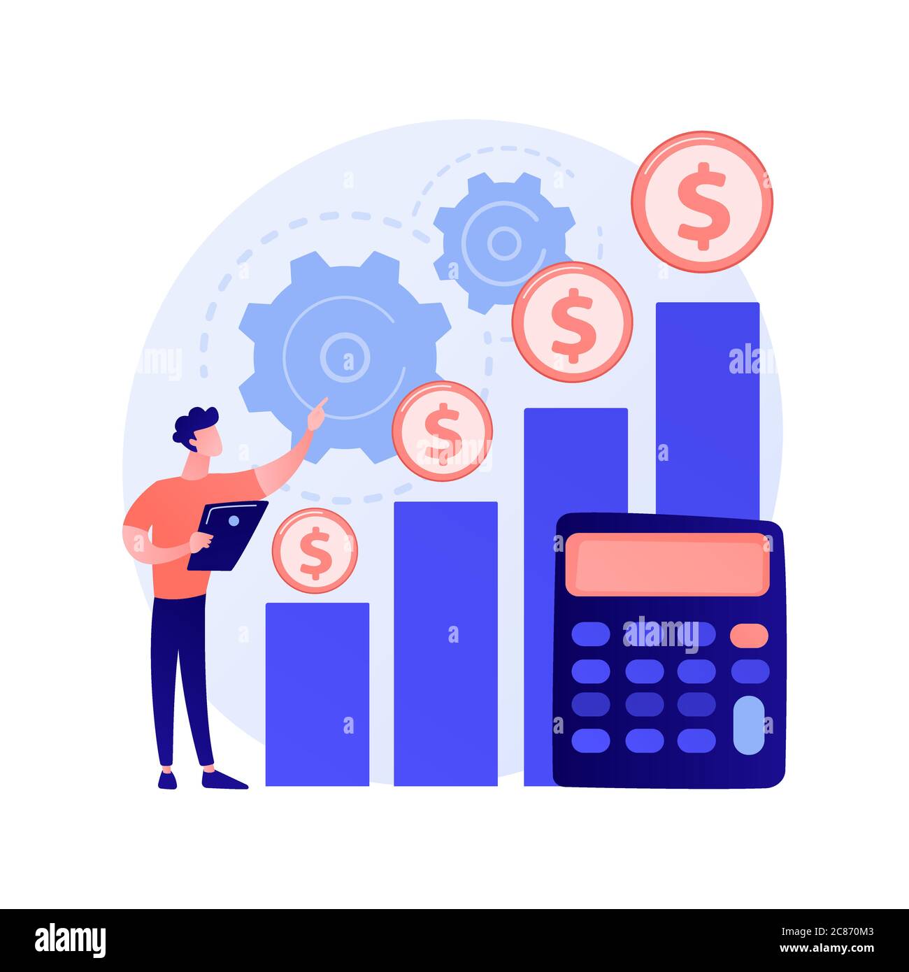 Income increasing vector concept metaphor Stock Vector Image & Art - Alamy