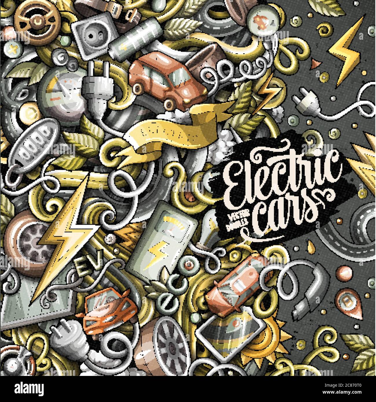 Tesla electric motor Stock Vector Images - Alamy