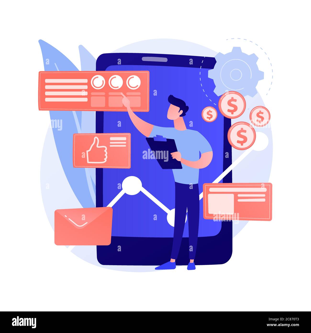 Data analysis vector concept metaphor Stock Vector Image & Art - Alamy