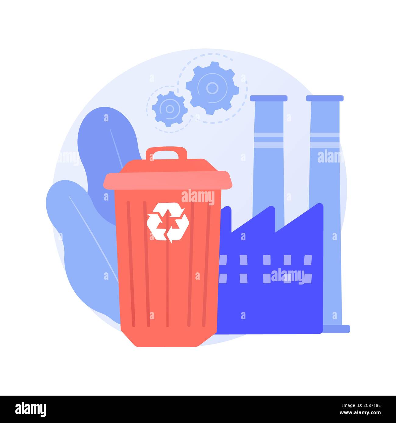 Zero waste rubbish bin Cut Out Stock Images & Pictures - Alamy