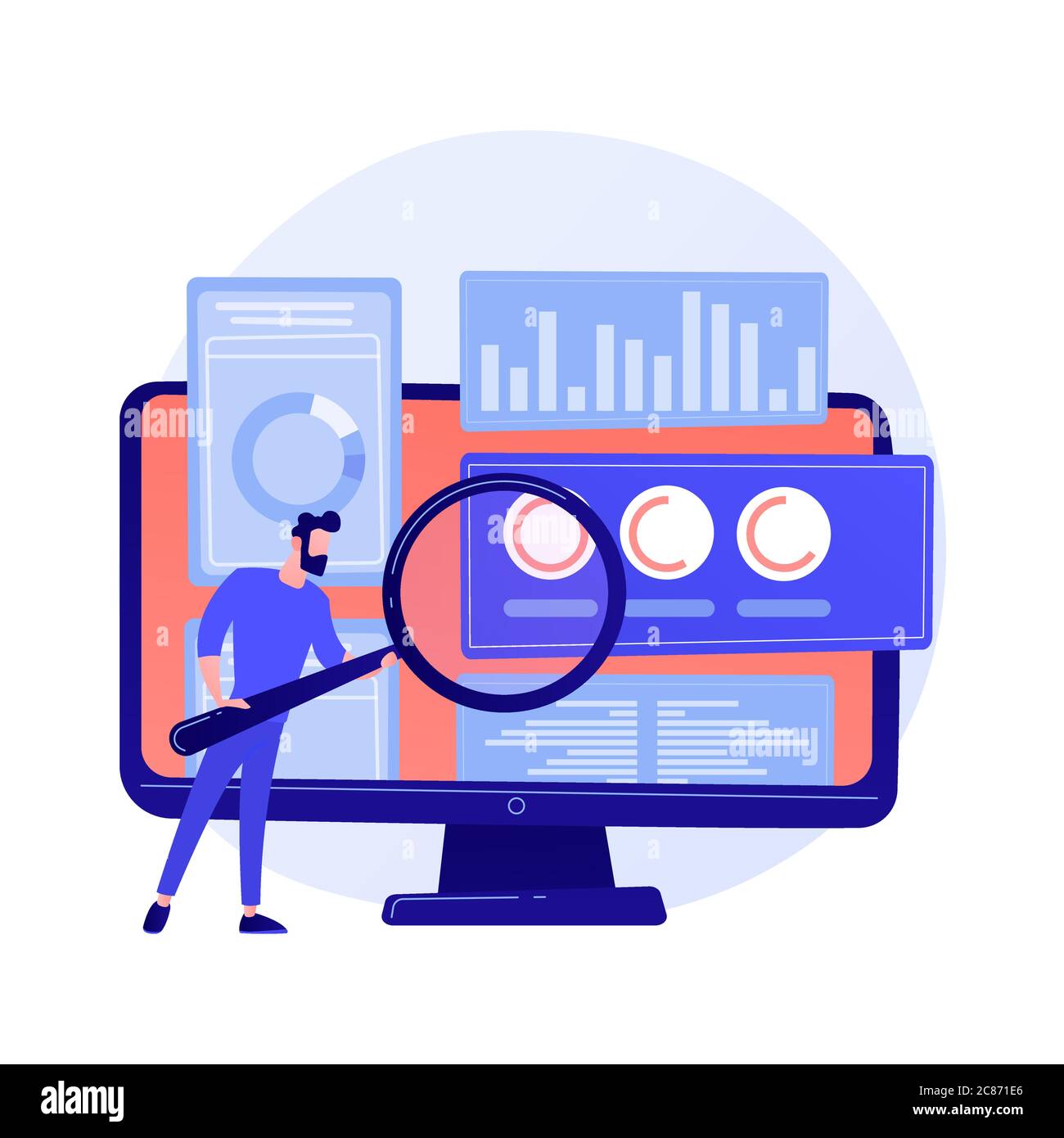 Business audit vector concept metaphor Stock Vector Image & Art - Alamy