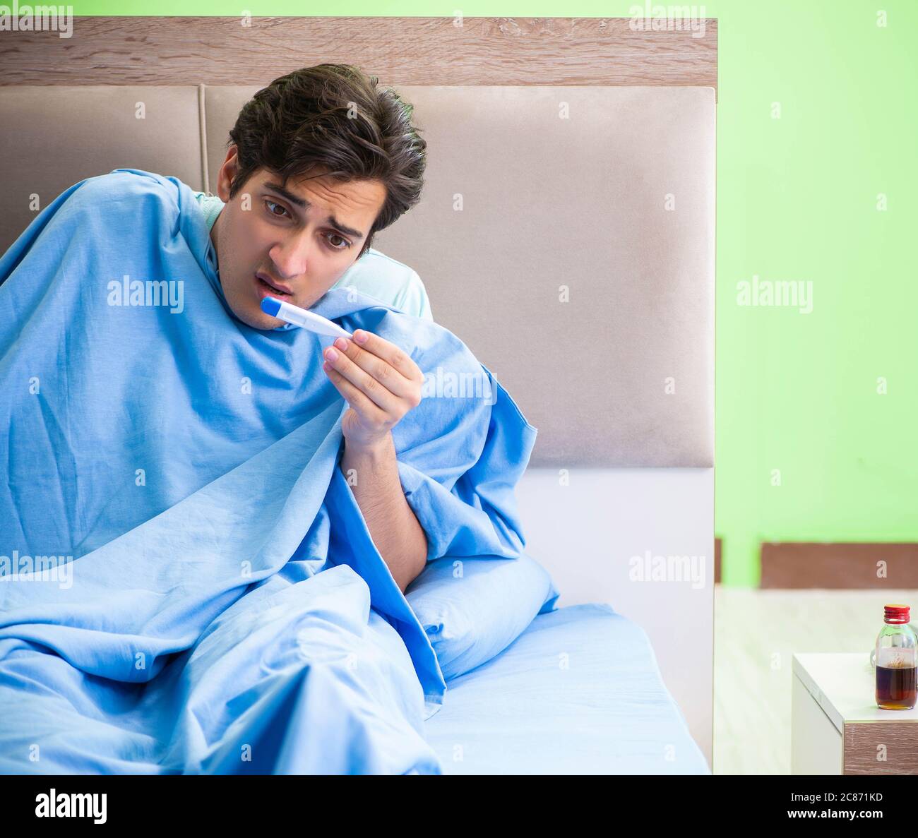 The man suffering from sleeping disorder and insomnia Stock Photo - Alamy