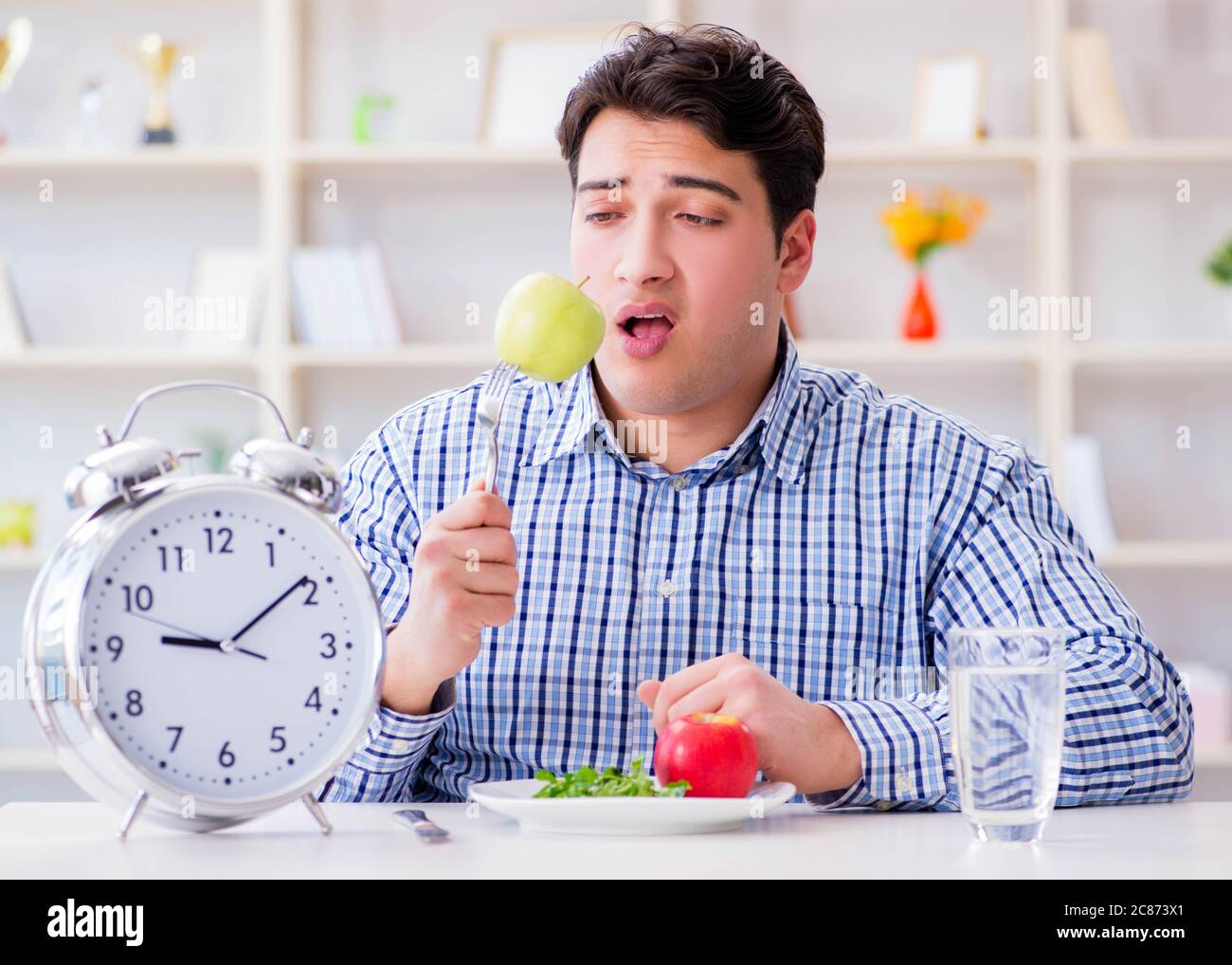 The concept of slow service in the restaurant Stock Photo - Alamy