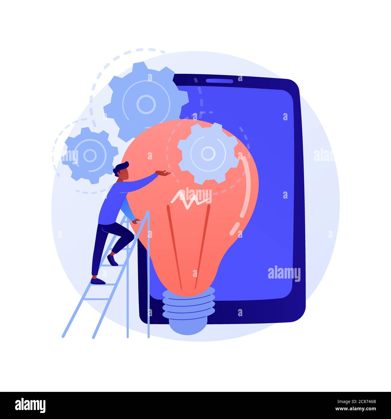 Idea management vector concept metaphor Stock Vector Image & Art - Alamy